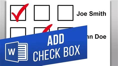 How To Add Check Boxes In Word Doc Design Talk