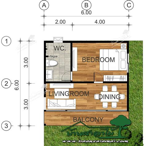 บ้านน็อคดาวน์ โครงสร้างเหล็ก รหัสhl08