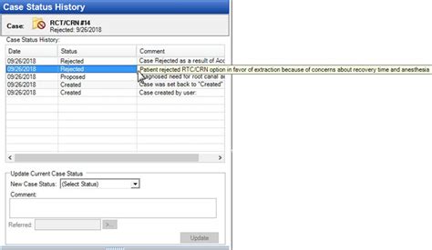Viewing Case Status History In The Treatment Planner Dentrix Enterprise Blog