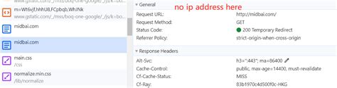 Why Does Chrome Show Me A 200 Temporary Redirect Status Code