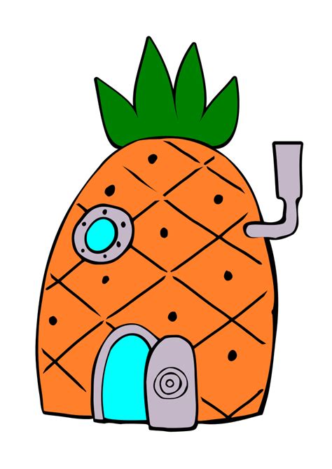 Dibujos Para Colorear Pintar Imprimir La Casa De Bob Esponja