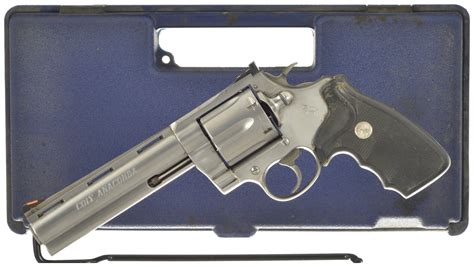 Colt Anaconda Double Action Revolver With Case Rock Island Auction