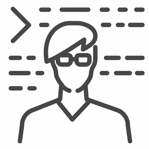 Coder Dev Developer Engineer Programmer Software Hacker Icon