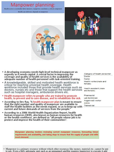 Manpower Planning Pdf Human Resources Health Human Resources