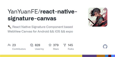 GitHub YanYuanFE React Native Signature Canvas Black Nib React Native Signature Component