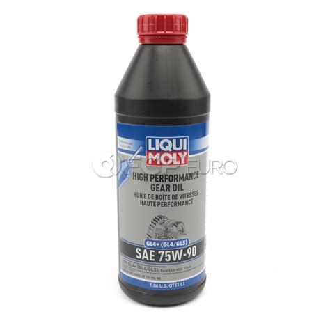 75W90 GL4+ Full Synthetic Gear Oil (1 Liter) - Liqui Moly 20012 | FCP Euro