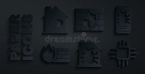 Set House System Bug System On Mobile Firewall Security Wall Processor With Microcircuits