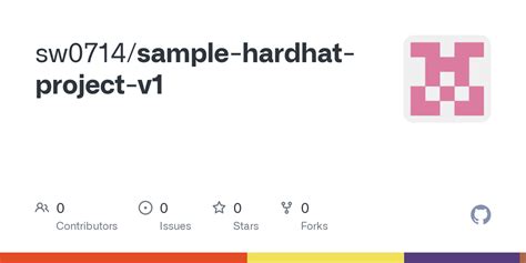 Github Sw0714sample Hardhat Project V1
