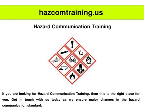 Ppt Hazcom Training Powerpoint Presentation Free Download Id9951597