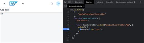 Debugging A Ui5 App Its Full Of Stars