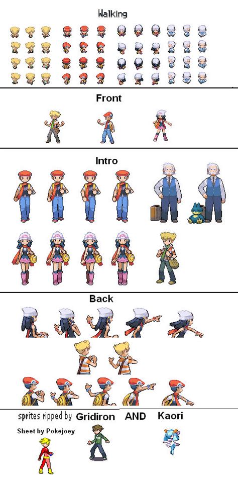 Pokemon Trainer Sheet By Pokejoey On Deviantart
