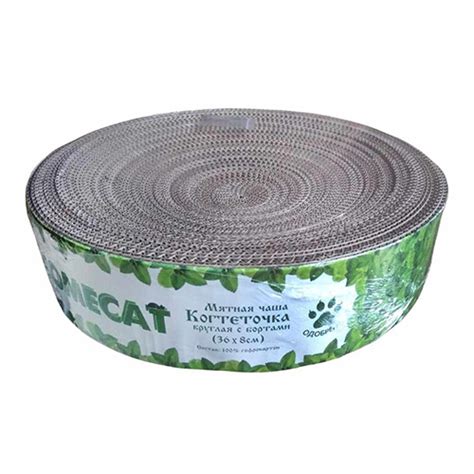 Homecat Мятная чаша Когтеточка Хоумкэт для кошек Круглая с Бортами ...