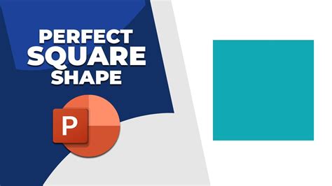 How To Insert A Perfect Square Shape In Powerpoint Youtube