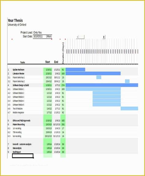 Free Excel Gantt Chart Template 2016 Of Microsoft Fice Gantt Chart