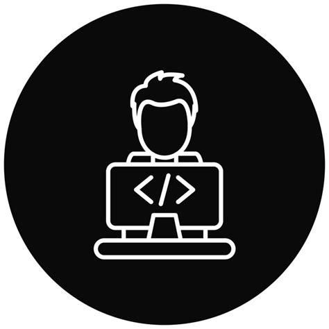 premium vector programmer icon vector image can be used for computer programming