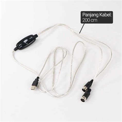 Kabel Midi To Usb Keyboard Kabel Konverter Usb Midi Converter Main Olah Musik Dari Pc To Music