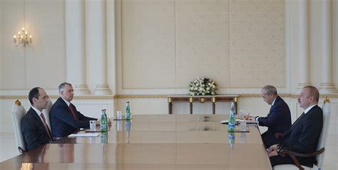 ლევან დავითაშვილი ილჰამ ალიევს შეხვდა 1tv