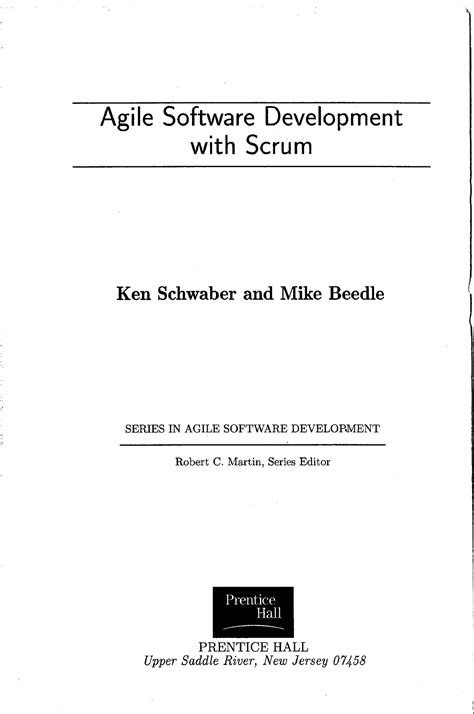 Agile Software Development With Scrum 9780130676344 Compress Foundations Of Data Science Studocu