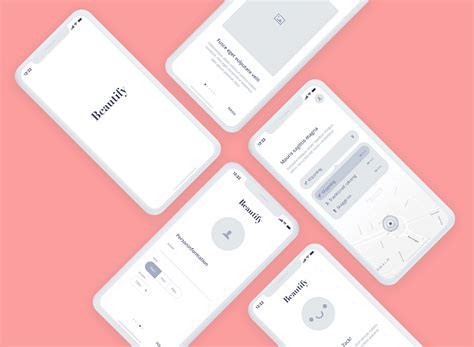 Mobile Apps Wireframe Examples