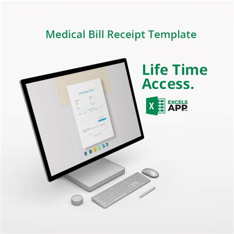 Medical Bill Receipt Template Excels App
