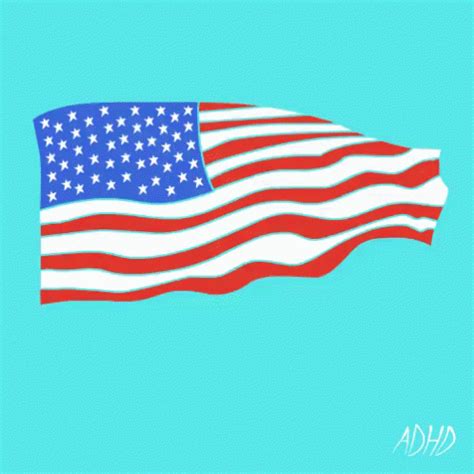 American Flag Waving S