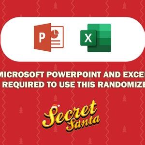 Secret Santa Randomizer Holiday Printable Exchange Gift Generator