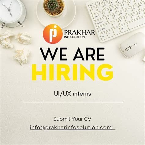 Prakhar Infosolution On Linkedin Hiring Career Design Webdesign Uiuxinternship