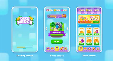 Dice Merge UI Project Behance Dice Merge UI Project Behance