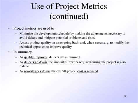 Ppt Chapter 22 Process And Project Metrics Powerpoint Presentation Free Download Id 246135