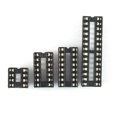 Through Hole Stamped Dip Socket N8 Synthesizers