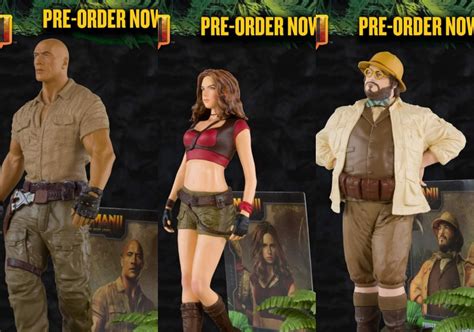 Mcfarlane Toys Movie Maniacs Jumanji Posed Figures Announced The