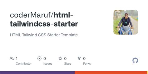 GitHub CoderMaruf Html Tailwindcss Starter HTML Tailwind CSS Starter Template