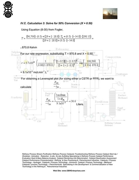 Adiabatic Reactor Analysis For Methanol Synthesis Plant Note Book Series Pnbs 0604 Pdf