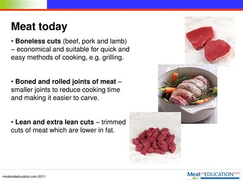 PPT Meat Types And Cuts PowerPoint Presentation Free Download ID