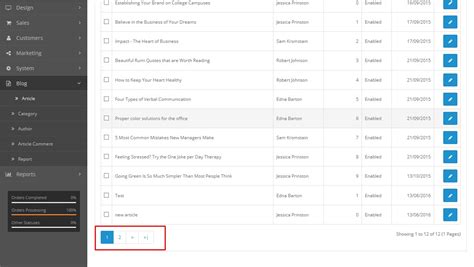 Opencart 2x Troubleshooter Blog Pagination Does Not Work In Admin
