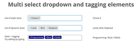 New Feature Multiselect Dropdown And Tags Page 4 New Features