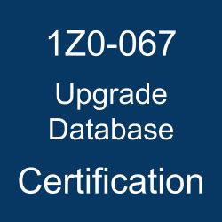 1Z0 067 Exam To Rise Shine As Oracle Database 12c Administrator