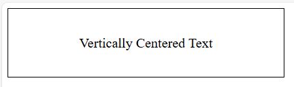 How To Vertically Center Text With Css