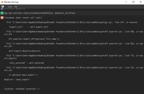 Exporting Error · Issue 45 · Parik27dragonff · Github