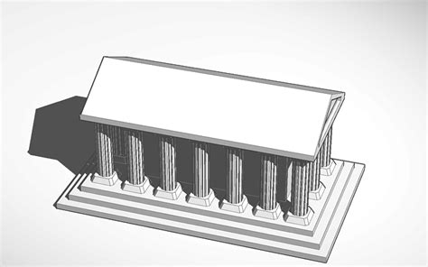 3d Design Greek Temple Tinkercad