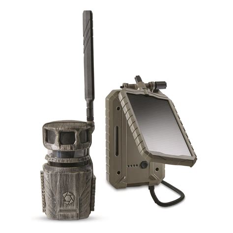 Stealth Cam Revolver Pro Cellular Trail Camera And Solar Battery Pack