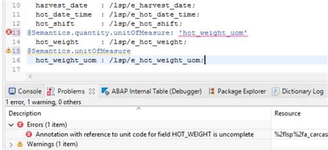 Solved Annotation For Quantity Field In Cds Table Sap Community