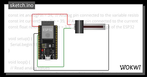 New Project Current And Volatage Wokwi Esp32 Stm32 Arduino Simulator