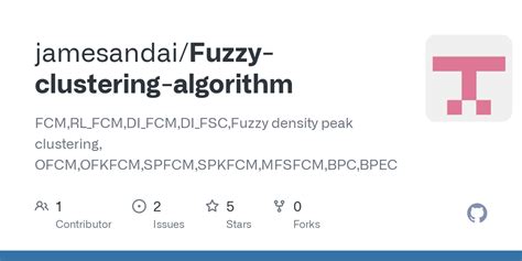fuzzy clustering algorithm spfcm ok py at main · jamesandai fuzzy
