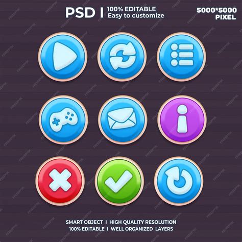 Premium Psd Game Ui Kit Game Ui Elements Game Ui Buttons Game Interface Game Icon Game Ui