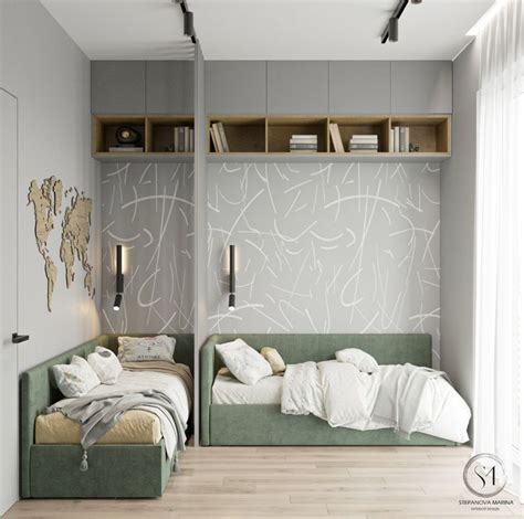 детская для мальчиков детская для двойни детская для двоих детей в 2025 г Дизайн интерьера