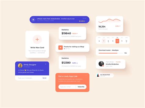 free app user interface elements figma
