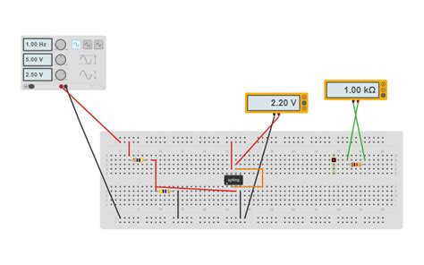 Circuit Design Lt2 With Opamp Tinkercad