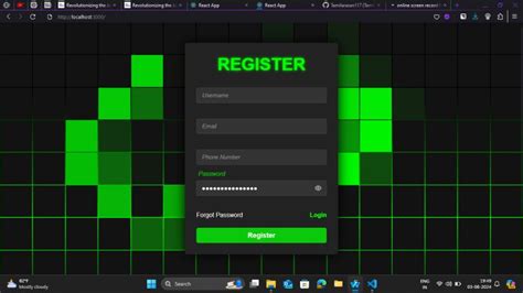 Tamilarasan S On Linkedin Registration Form React App 👨‍💻reactjs