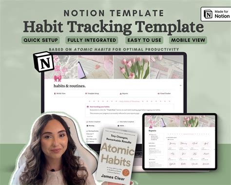 Notion Habit Tracker Notion Routines Daily Weekly Monthly Notion Habits For Productivity